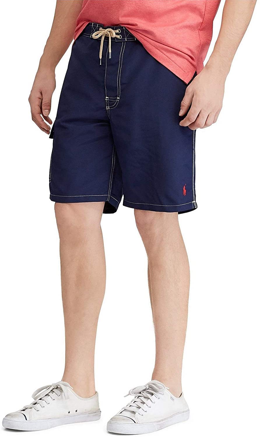 Polo Ralph Lauren Men's 8½-Inch Kailua Swim Trunk (Newport Navy, Small)
