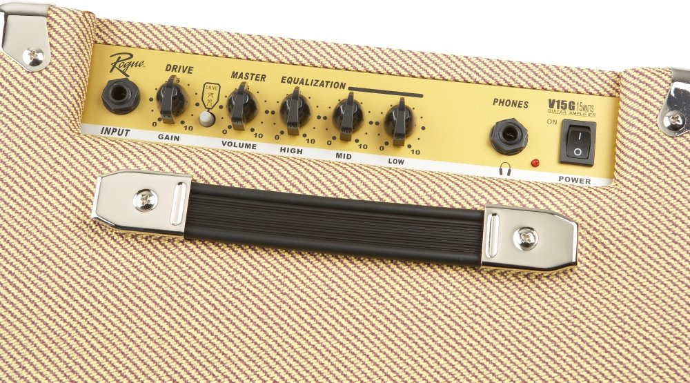 Rogue V15G 15W 1x6.5 Guitar Combo Amp Vintage Tweed