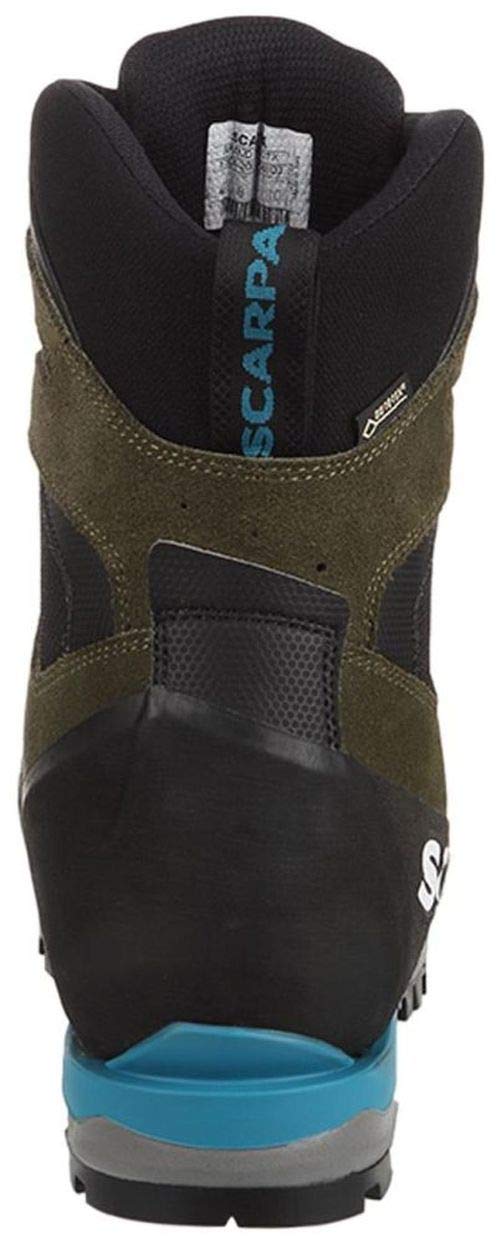 SCARPA Grand Dru GTX Waterproof Gore-Tex Hiking Boots for Mountaineering and Backpacking - Forest - 8-8.5