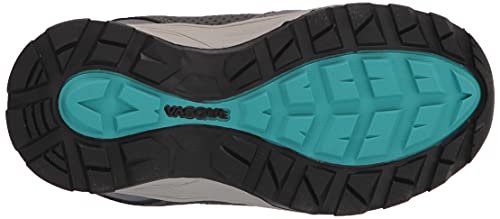 Vasque Kids Breeze Waterproof Hiking Boot, Magnet/Baltic, 2 Medium
