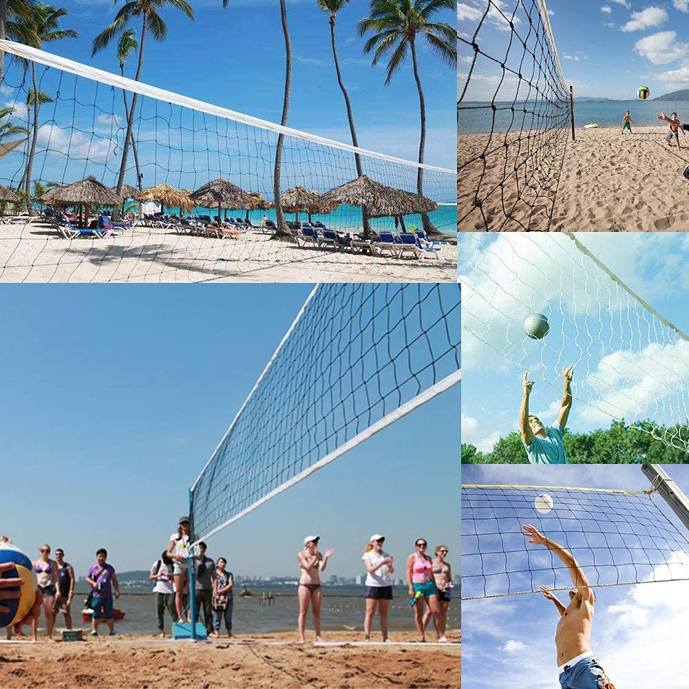 SplendoRoute Professional Volleyball Net 32x3FT Portable Volleyball Net for Backyard Pool Schoolyard Beach