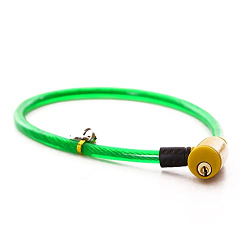 XFTD Bicycle Lock 1pcs Steel Wire Metal Bicycle Safety Lock Universal Bicycle Lock Bicycle Motorcycle Wire Lock Safety Cable 2 Keys Convenient and Practical (Color : Random Color)
