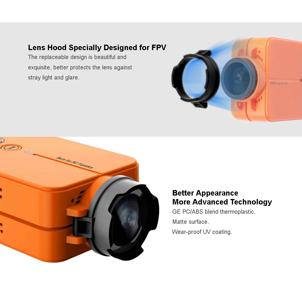 RunCam 2 FPV Camera 1080P HD Action Camera for FPV RC Plane Drone-with 32GB SD Card