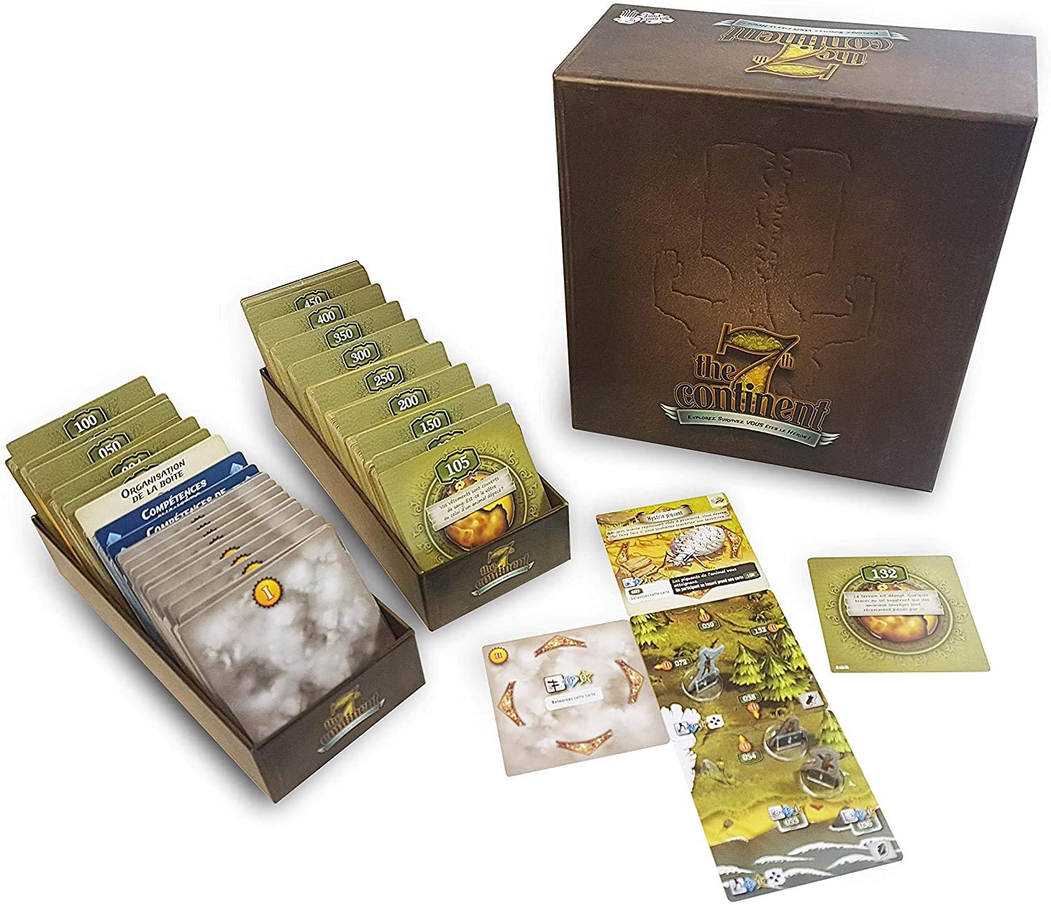The 7th Continent Classic Edition - Core Box - English Version - Boardgame - Cooperative - 1 to 4 Players - Adventure - Exploration - Survival