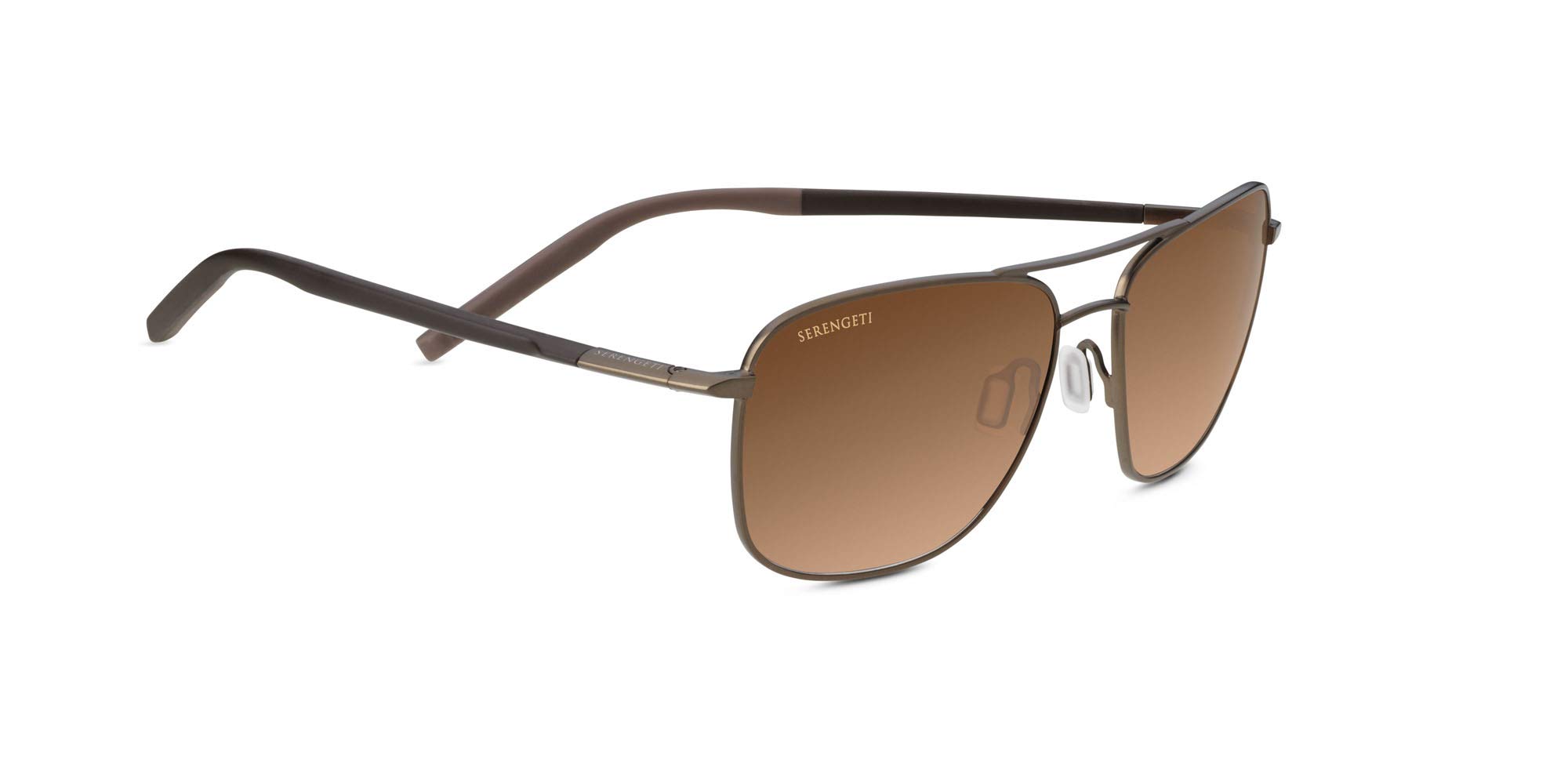 Serengeti Spello 8800 Sunglasses -Matte Espresso/Dk Brown with Drivers Gradient Lenses