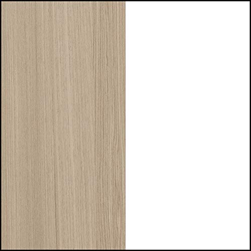 South Shore Yodi Complete Bed-Twin-Soft Elm and Pure White