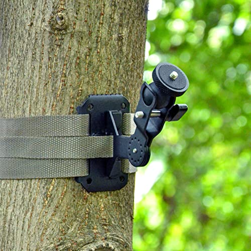 WingHome Trail Camera Mounting Bracket,Hunting Pro Gear Acccessery, Wildlife Cam Holder Deer Monitor Stand Hunter Camera Kit