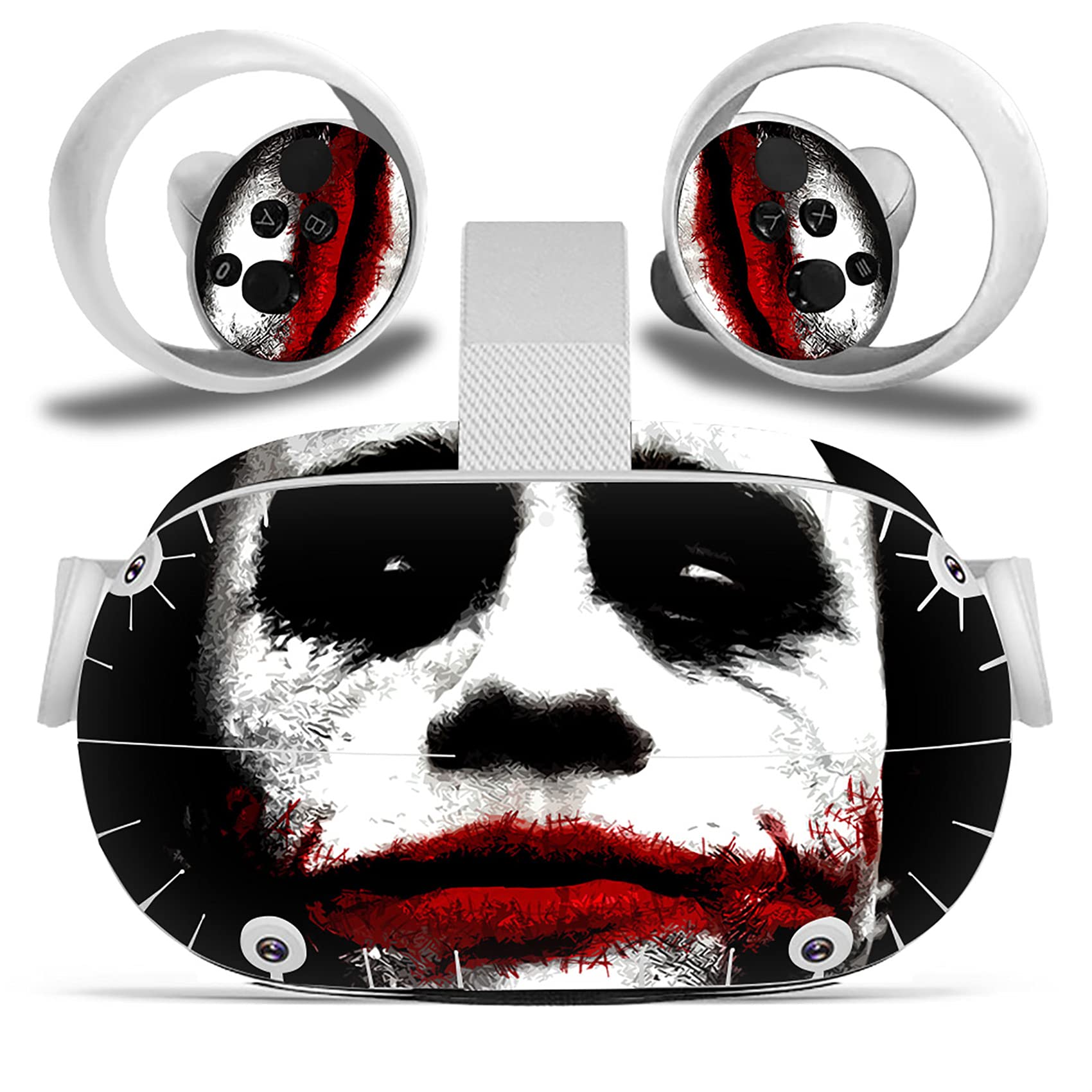 WOYAOFA Stickers Skin for Oculus Quest 2 VR Headset and Controller Stickers,Vinyl Decal Skin for Oculus Quest 2, PC Gaming Virtual Reality Headset Protective Accessories for Oculus Quest 2-0069