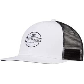 TaylorMade unisex adult Lifestyle Trucker Hat Cap, Black, NS US