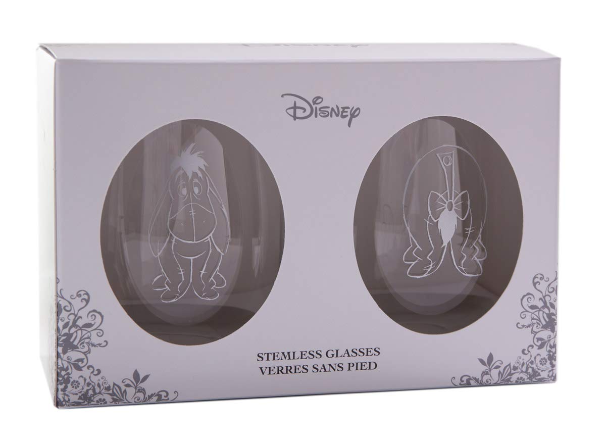 Winnie The Pooh Collectible Wine Glass Set (Eeyore),16 fl oz