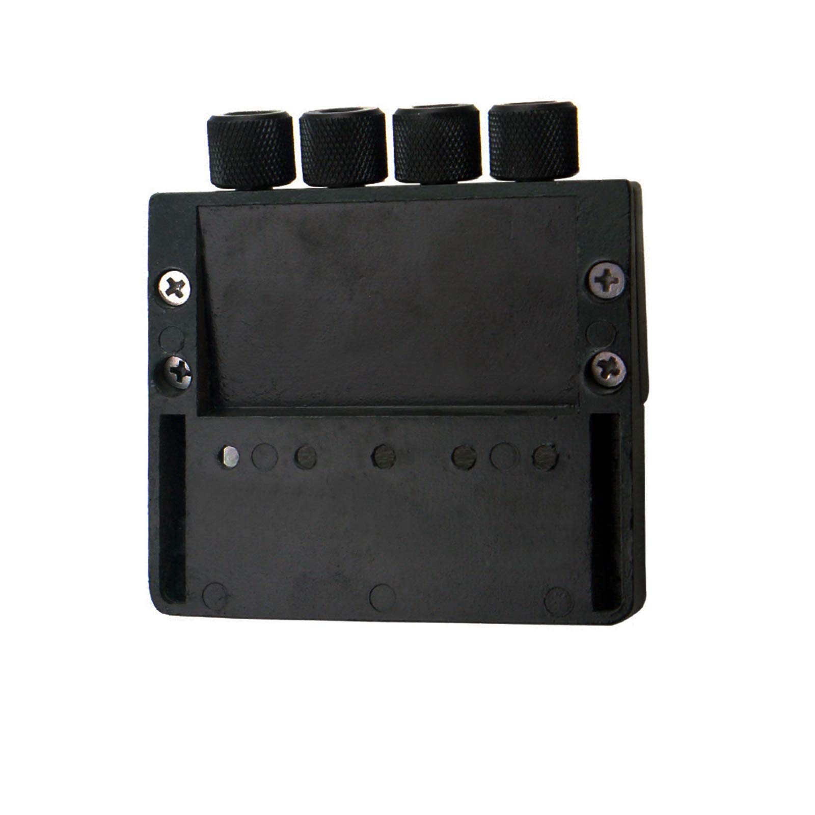TREELF Headless Electric Bass Tailpiece Bridge set Fixed Hardtail Saddle 4-string guitar Accessory