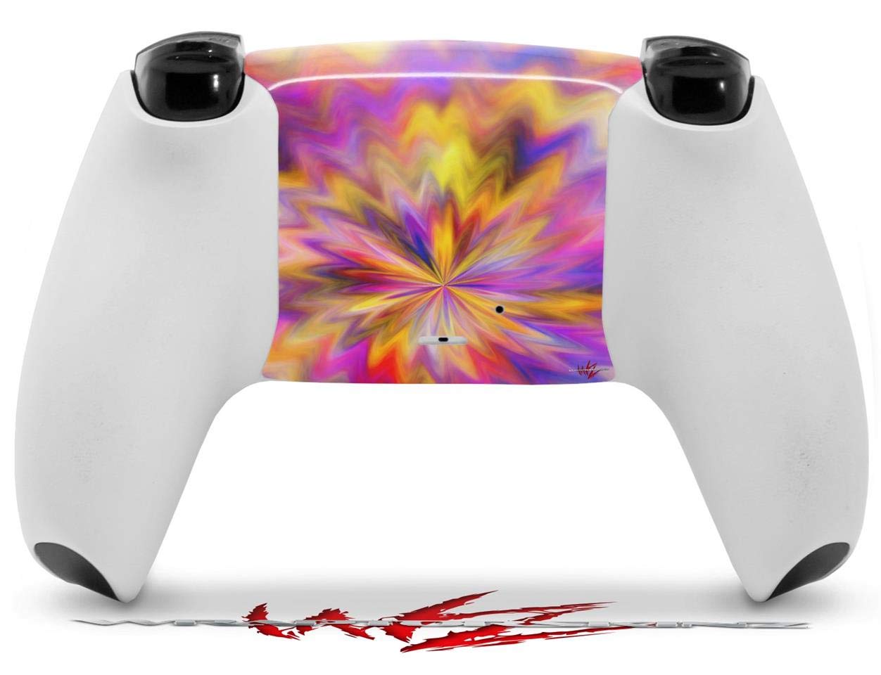 WraptorSkinz Skin Wrap compatible with Sony PS5 DualSense Controller Tie Dye Pastel (CONTROLLER NOT INCLUDED)