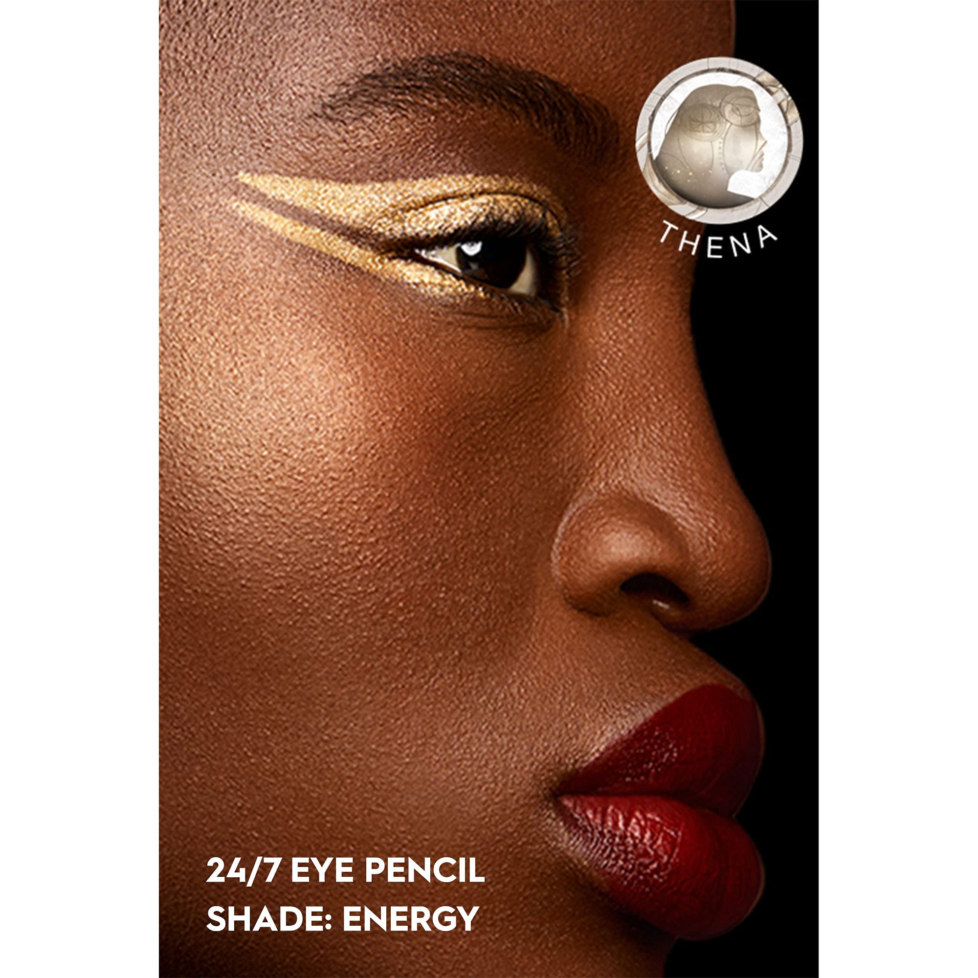 Urban Decay | Marvel Studios Eternals 24/7 Glide-On Eye Pencil, Speed - Deep Black with Glitter Finish - Award-Winning, Waterproof Eyeliner - Long-Lasting, Intense Color