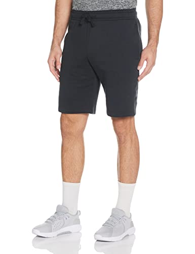 Under Armour Men's Rival Fleece Shorts , Black (001)/Onyx White , X-Large