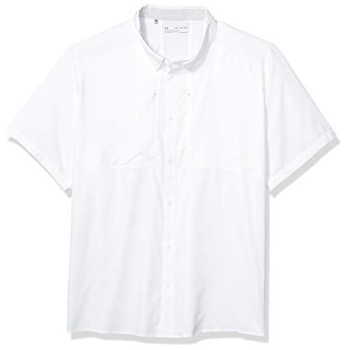 Under Armour Men's Tide Chaser 2.0 Fish Short Sleeve T-Shirt, White (100)/White, Small