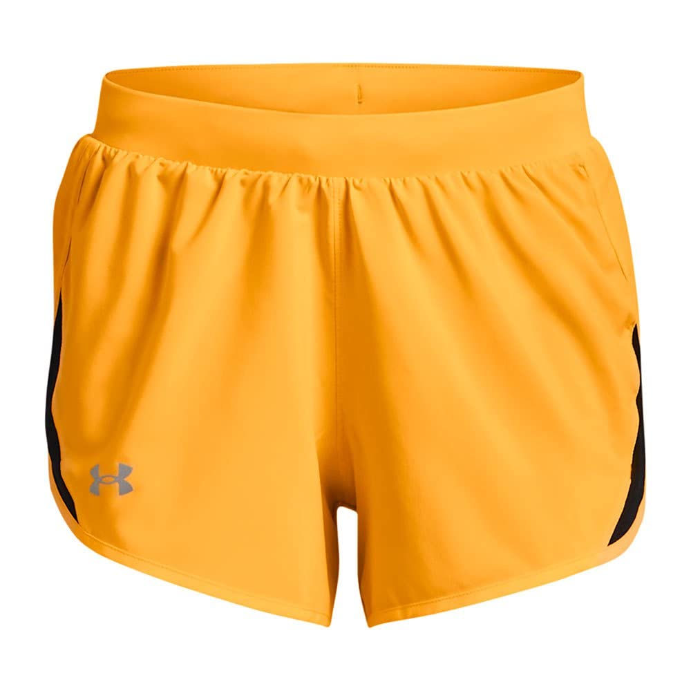 Under Armour Women's Fly by 2.0 Running Shorts, (782) Rise / / Black, Large