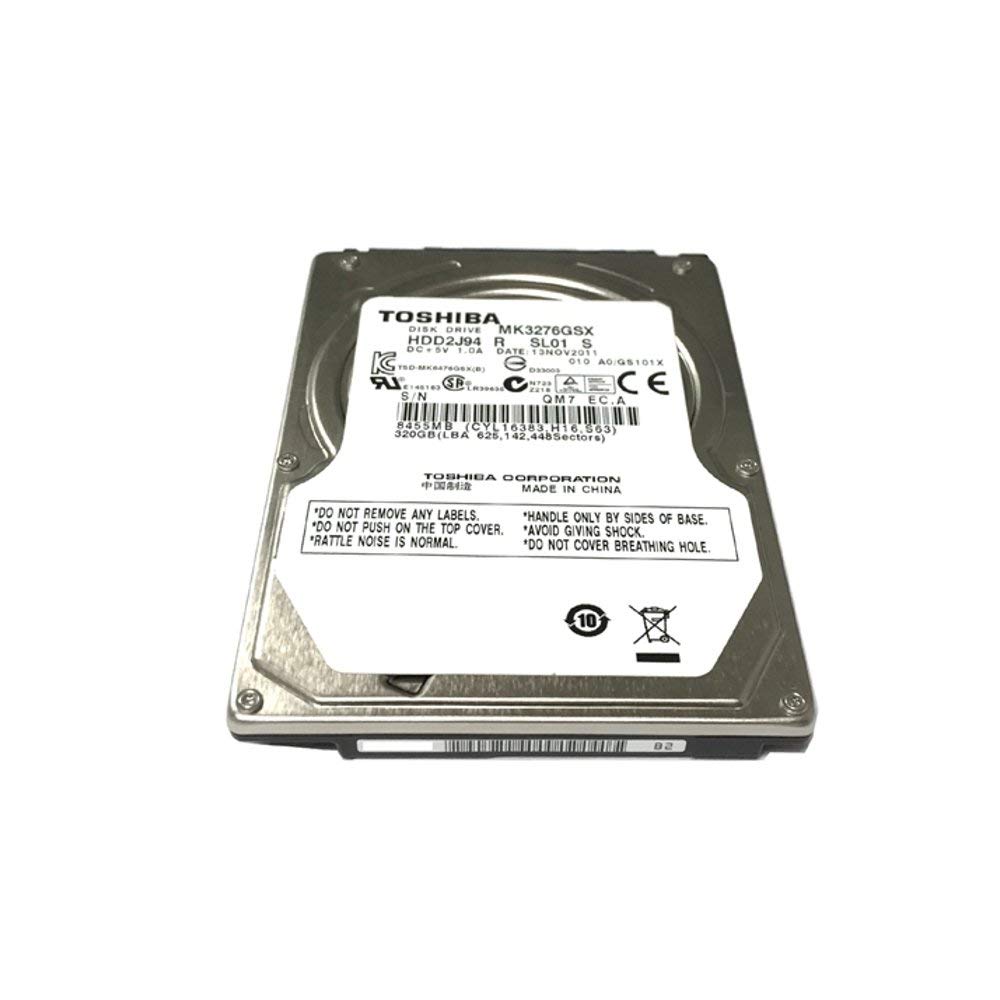 Toshiba MK3276GSX 320GB SATA/300 5400RPM 8MB 2.5" Hard Drive (Renewed)
