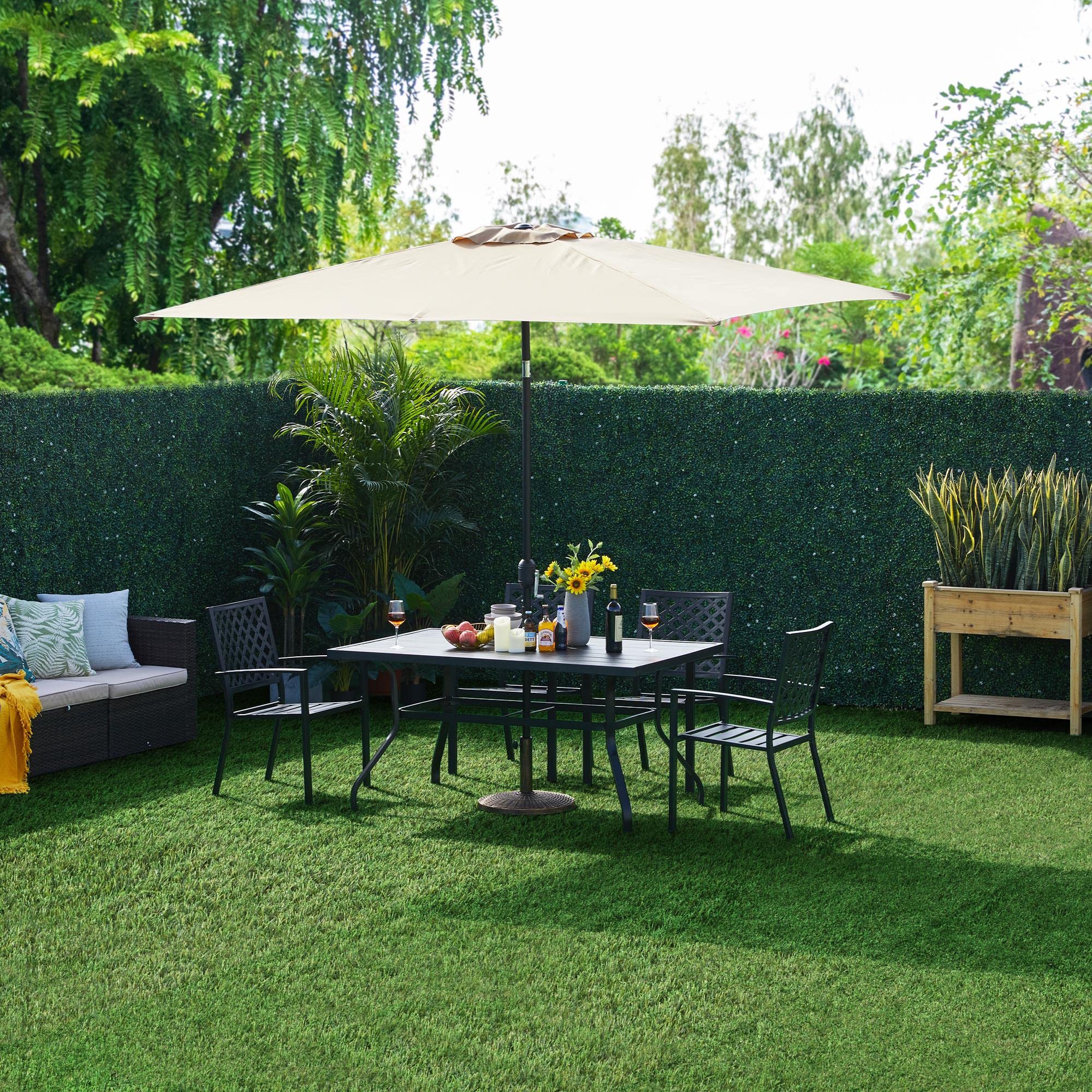 Yaheetech 12" x 12" Artificial Grass, Turf Tiles Interlocking Self-draining Grass, Fake Grass, Grass Pad for Dogs Potty, Patio, Balcony, Outdoor, Floor Decor, Pet, 27 Pack