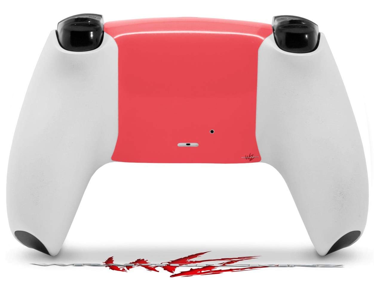 WraptorSkinz Skin Wrap compatible with Sony PS5 DualSense Controller Solids Collection Coral (CONTROLLER NOT INCLUDED)