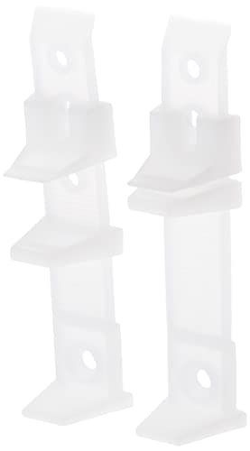 Prime-Line N 6564 Self-Adjusting By-Pass Door Bottom Guide (2 Pack)