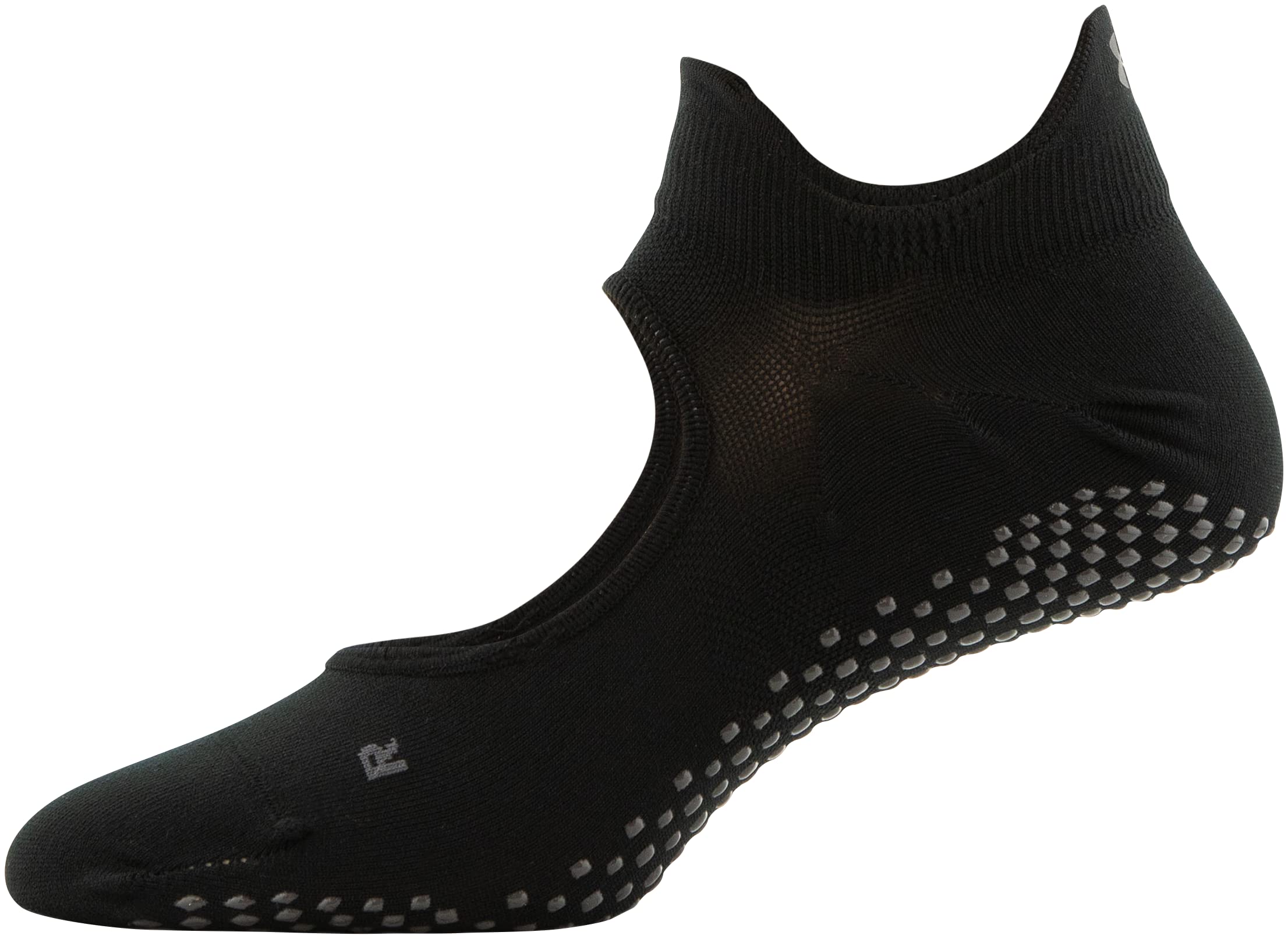 Under Armour Women's Breathe Balance No Show Socks, 2-Pairs, Black, Medium