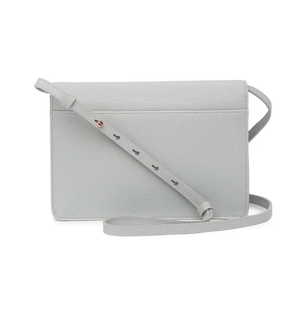 Ted Baker London Mini Bark Bow Crossbody Grey