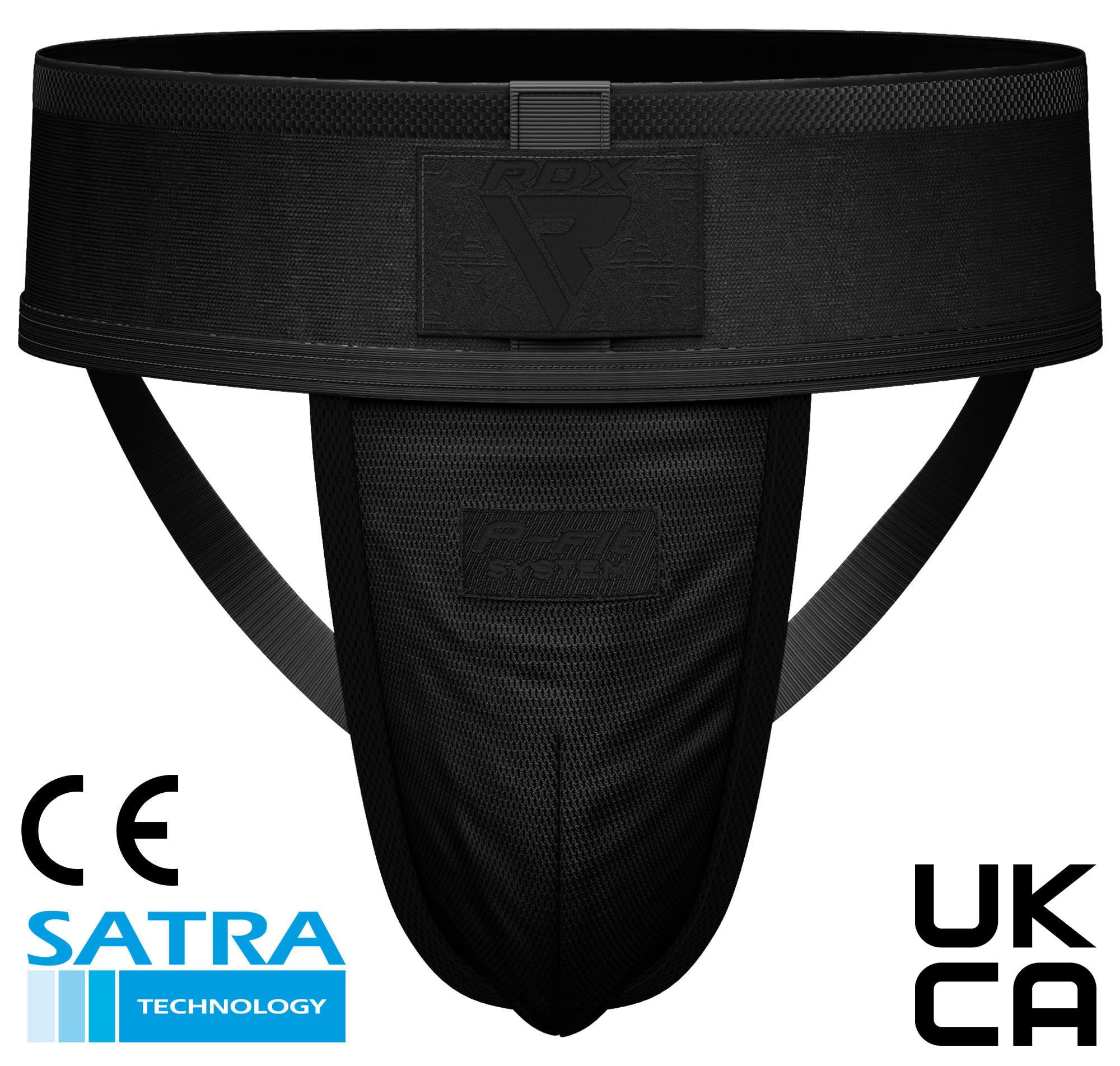 RDX Groin Protector Cup Men, Boxing Kickboxing MMA Muay Thai Sparring Groin Guard, Ventilated Adjustable,Karate Fighting Training, Underwear Jiu Jitsu BJJ Protection, Boys Youth