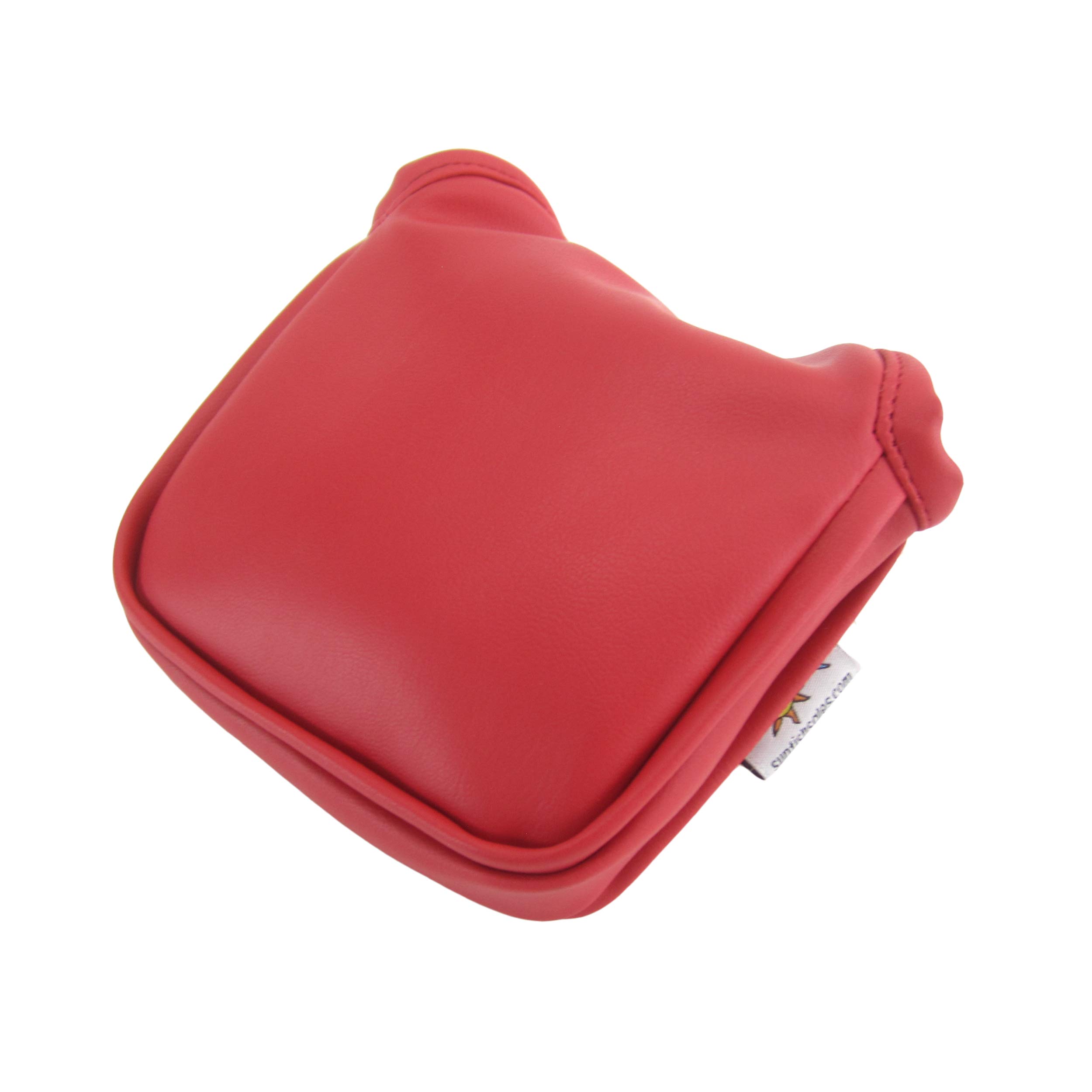 Sunfish Leather Golf Mallet Putter Headcover Red