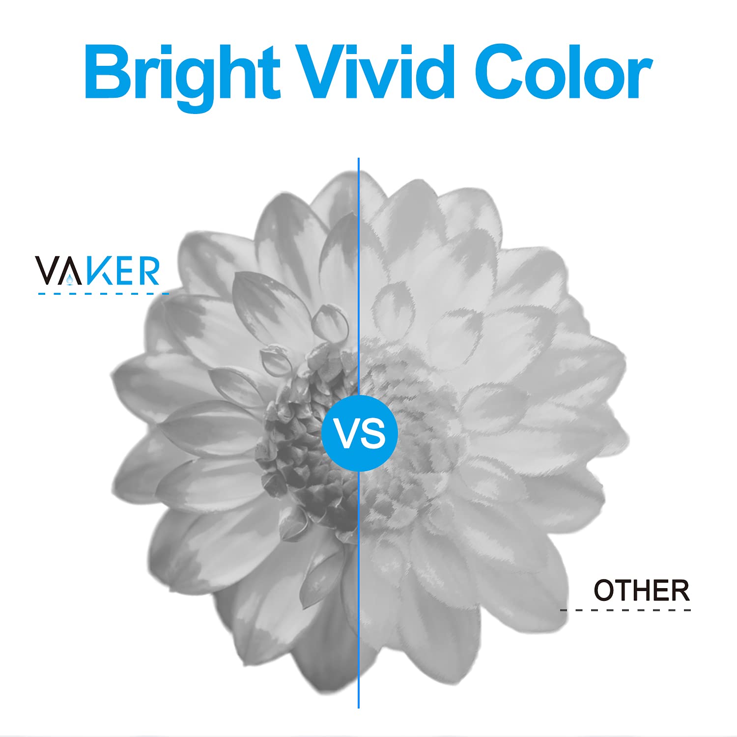 VAKER Compatible Toner Cartridge Replacement for Brother TN660 TN-660 TN630 to use for Brother MFC-L2700DW MFC-L2707DW HL-L2380DW DCP-L2540DW HL-L2300D HL2340DW MFC-L2740DW Printer (Black, 2 Pack)