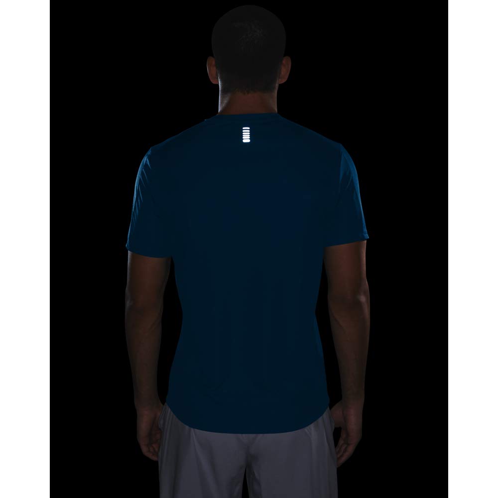Under Armour Speed Stride Short Sleeve, Graphite Blue (581)/Reflective, Large