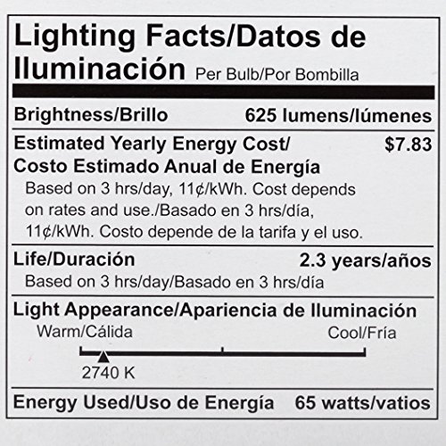 Philips Duramax Indoor Dimmable BR40 Flood Light Bulb: 2740-Kelvin, 65-Watt, Medium Screw Base, Warm White