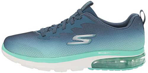 Skechers Women's GO Walk AIR 2.0-Quick Breeze Sneaker, Blue/Turquoise, 8