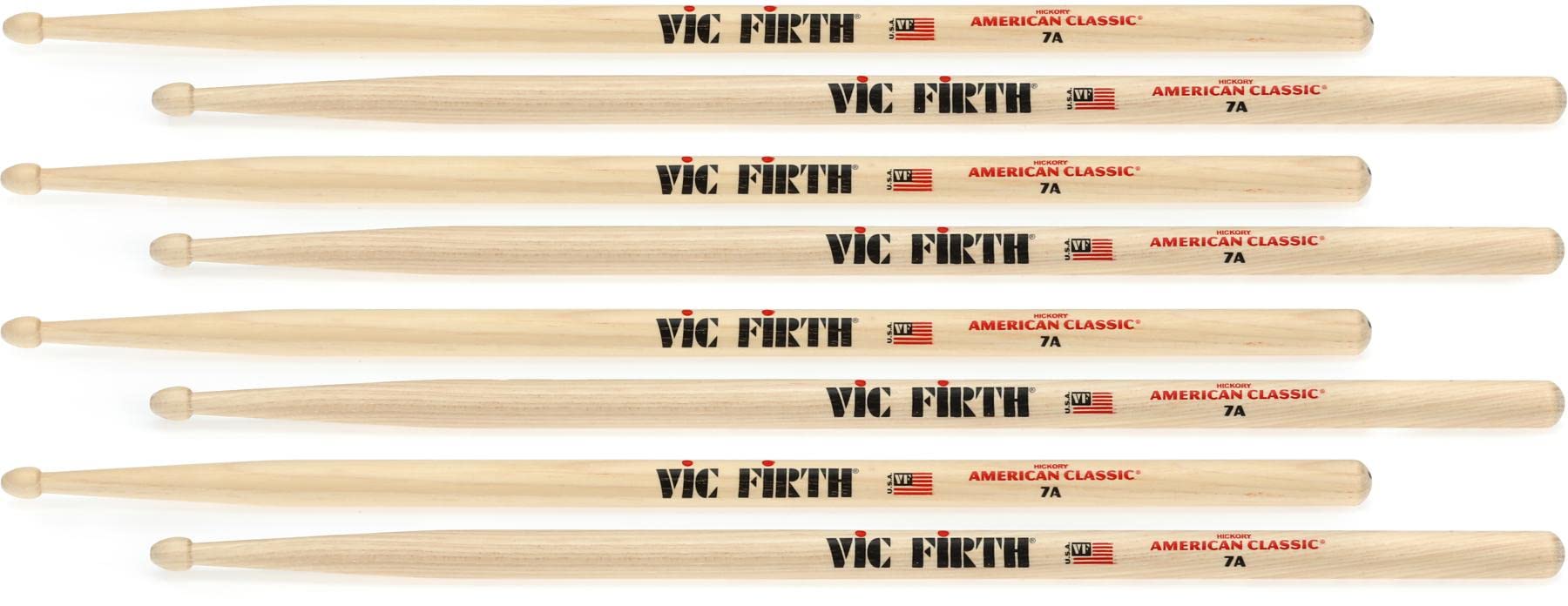 Vic Firth American Classic Value Pack Drum Stick (P7A3-7A1)