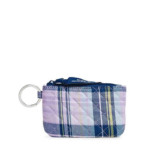 Vera Bradley Women's Cotton Zip ID Case Wallet, Hope Blooms - Recycled Cotton, One Size