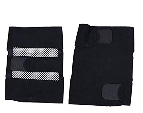 Ylucky 1 Pair Self-heating Knee Braces Magnetic Tourmaline Therapy Knee Pads Adjustable Knee Protective Belt Sleeves for Arthritis Joint Pain Relief and Injury Recovery