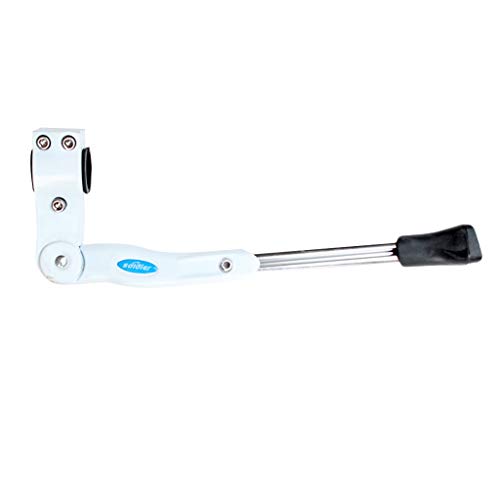 Zerlibeaful Kickstand Stand Kick Aluminum Bike Side MTB Bicycle Adjustable Alloy Road Bike Accessories 3000 Hand Pump (White, One Size)