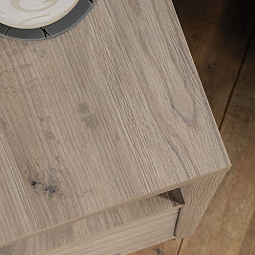Sauder Harvey Park Side Table, L: 13.27" x W: 21.34" x H: 25.0", Laurel Oak Finish