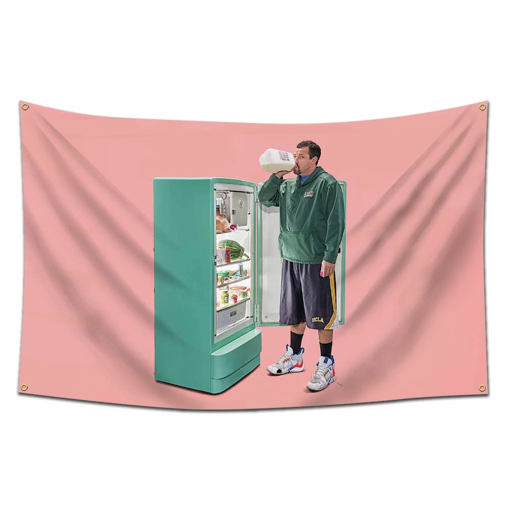 Sandler Flag 3x5 Feet Pink Funny Banner For College Dorm Room Guys Man Cave Frat Bedroom