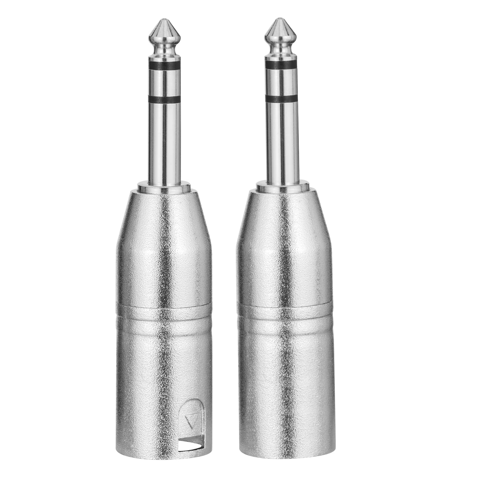 XLR Female to 1/4 Inch TS Adapter - Female XLR to 1/4 Mono Unbalanced Audio Connector SKAPADEN- 2 Pack