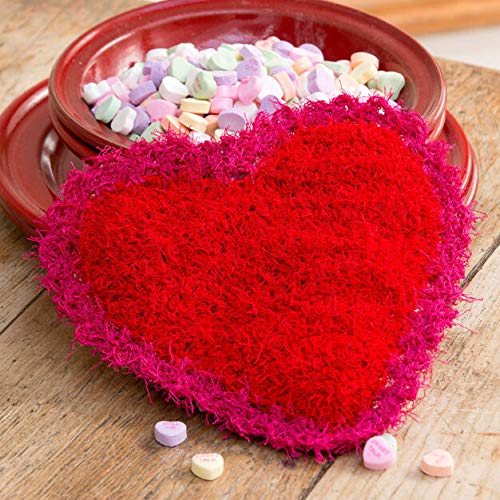 Red Heart Almond Scrubby Yarn, 1, 234 Foot