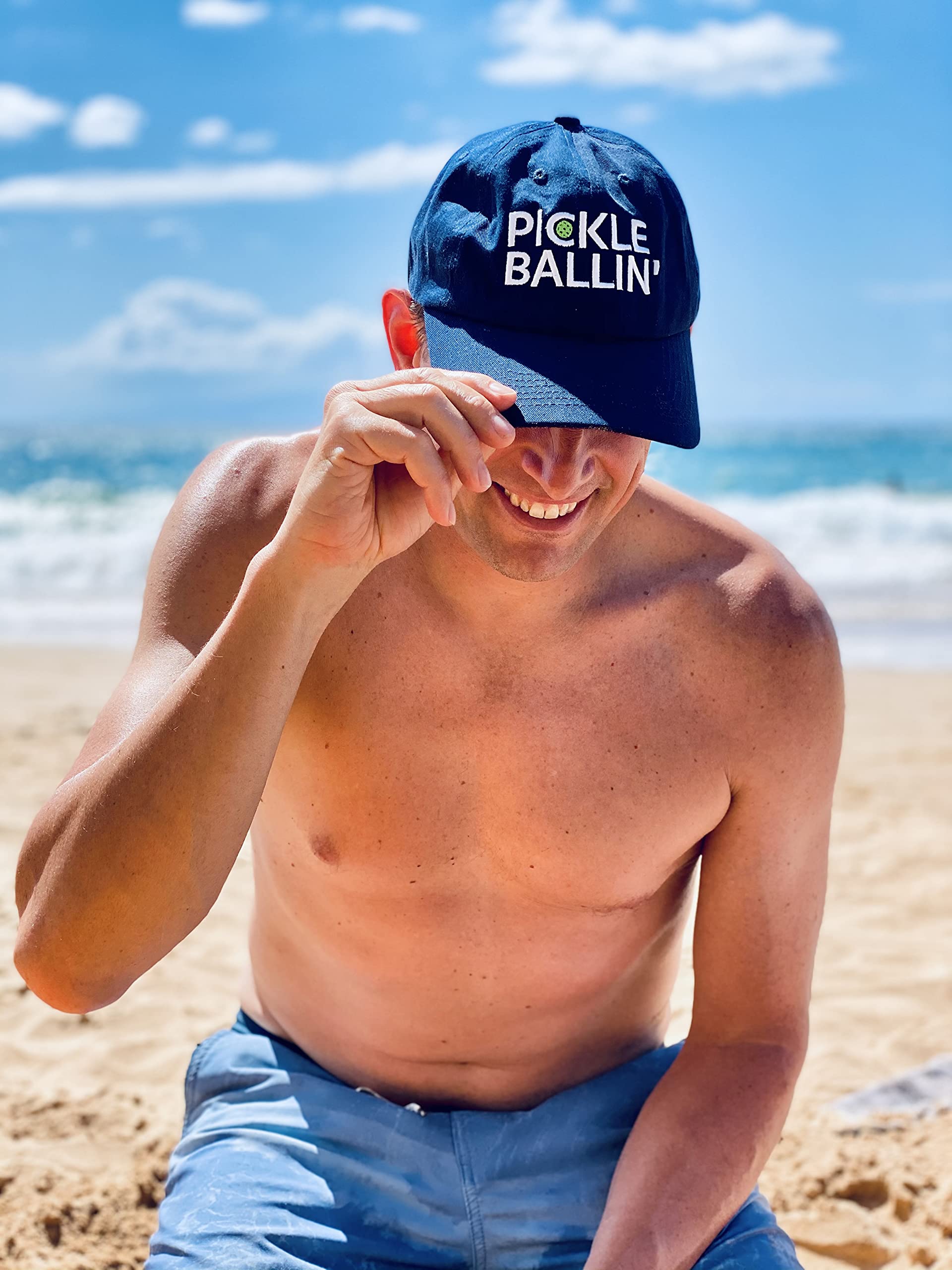 Twerp Pickleball Hat - Pickleball Gifts - Pickleball Accessories - Pickle Ball Hats for Men and Women Navy