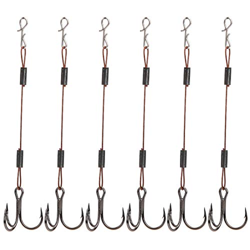 Yeuipea Fish Hook Set, 2Set Fish Hook Reusable Incisive Lure Bait Barbed Hooks Kit Accessories Fishing Tools