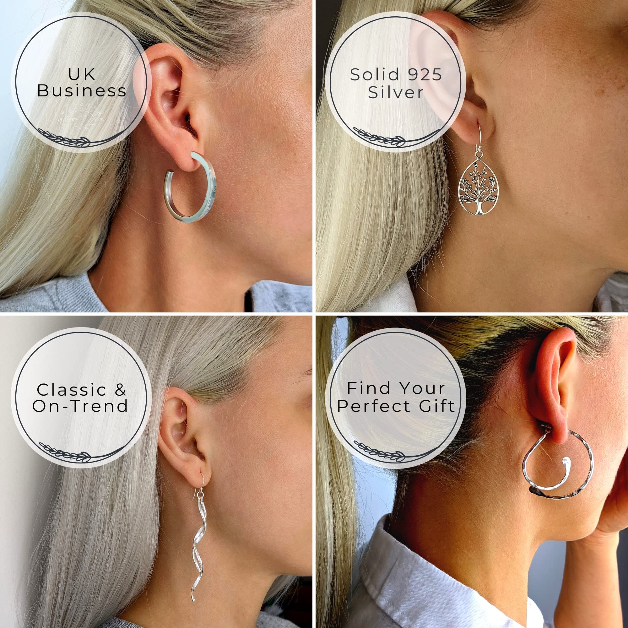 Silverly Women's 925 Sterling Silver Polished Cute Open Mini Key Stud stud earrings