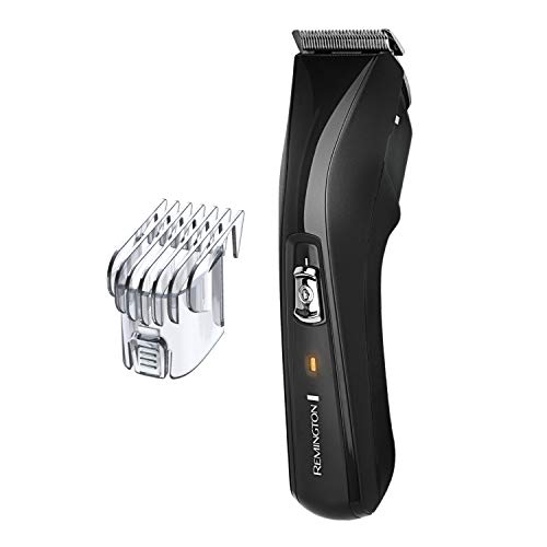 Remington Cord/Cordless Rechargeable Beard Trimmer and Haircut Kit, male,Black