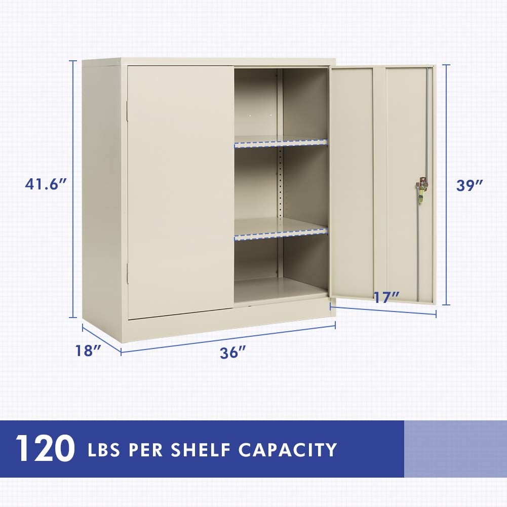 Superday Vanity Set, Wood Storage Dressing Table with Doors, Utility Office Furniture Makeup Desk with Visible Drawers, for Home and Garage, White