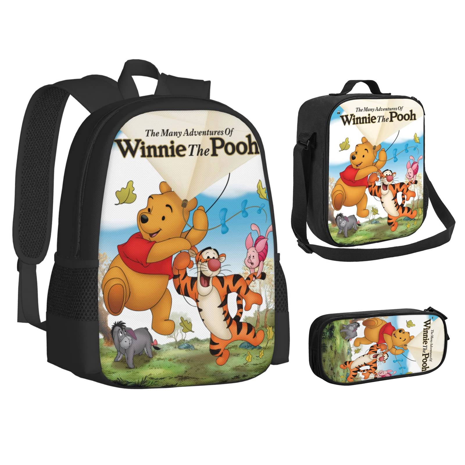 UINTA Cartoon Backpack Set with Pencil Case Bookbag Lunch Bag for Boy Girl
