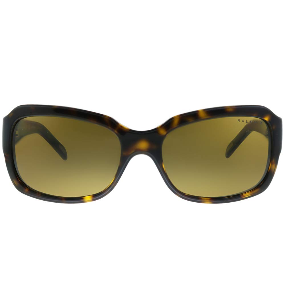 Ralph Woman Sunglasses Shiny Havana On Aquamarine Frame, Polar Gradient Brown Lenses, 54MM