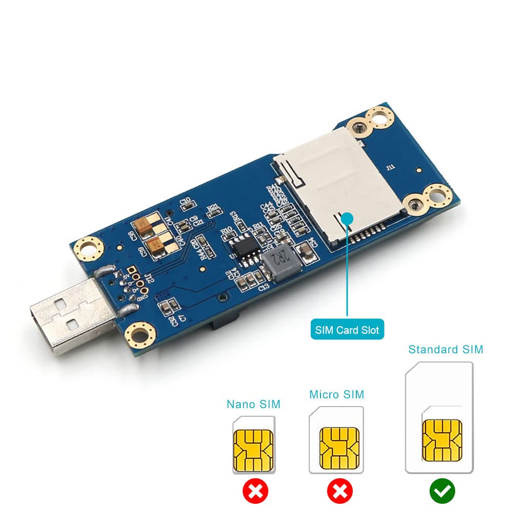 Sim Card Modem USB to Mini pci Mini pcie USB Adapter Pci-e Sim Card Mini PCI-E sim Card to USB Adapter with SIM Card Slot for WWAN/LTE