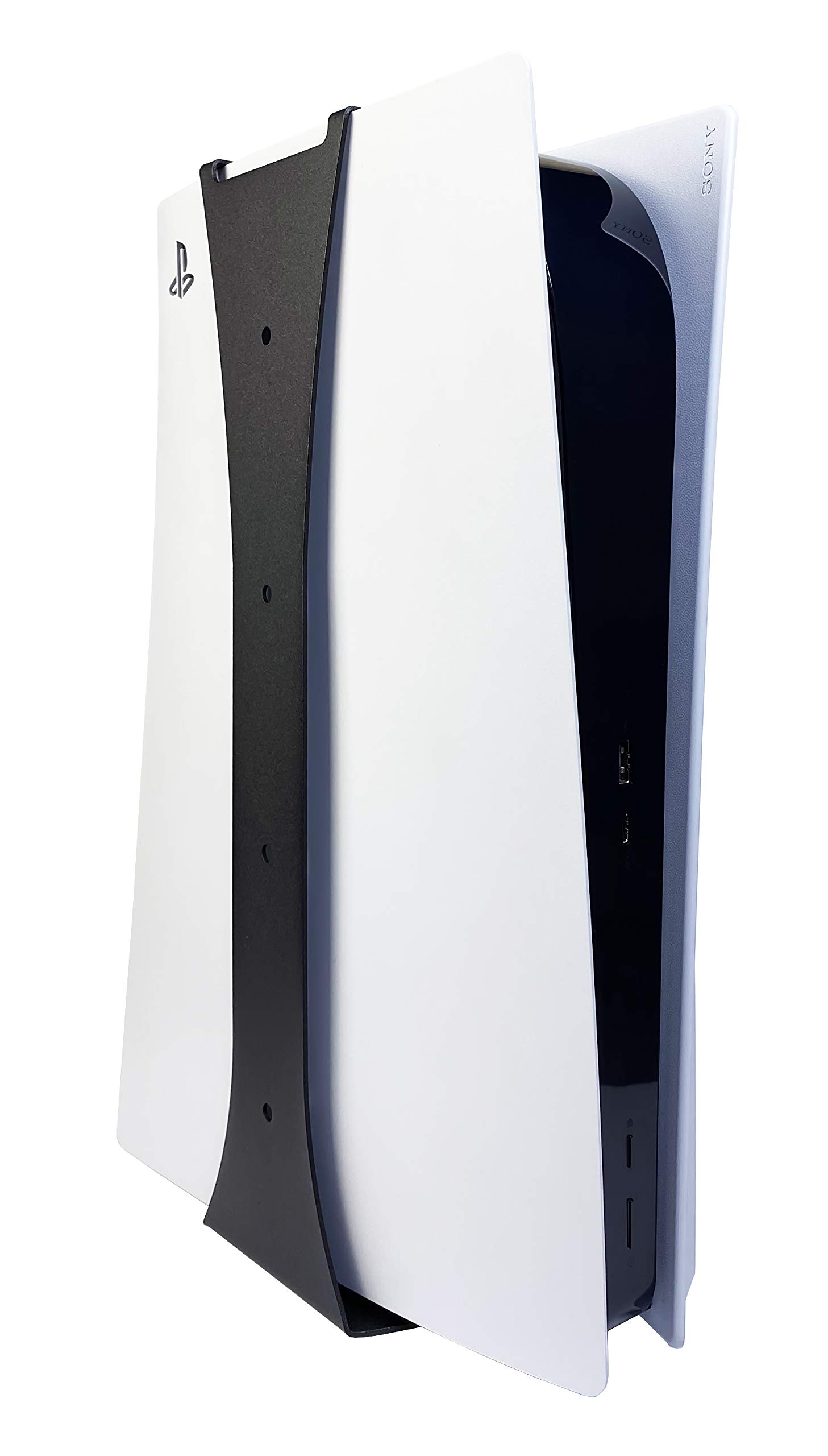 ViMount Wall Mount Metal Holder Compatible with Playstation 5 Disc and PS5 Digital in Black Color