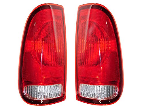 RAREELECTRICAL New Tail Light Pair Compatible With Ford F250 F350 Super Duty 99-07 Fo2801117 F85z 13404 Ca F85z13405ca F85z-13405-Ca F85z13404ca F85z-13404-Ca Fo2800117 F85z 13405 Ca